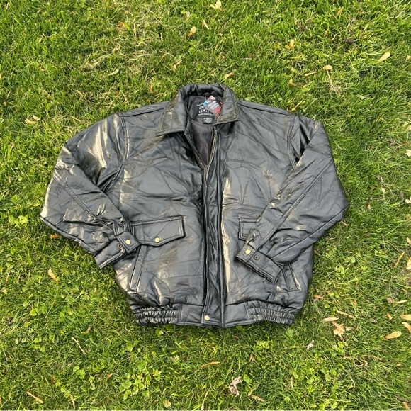napoline | Jackets & Coats | Vintage Mens Black Napoline Roman Rock ...